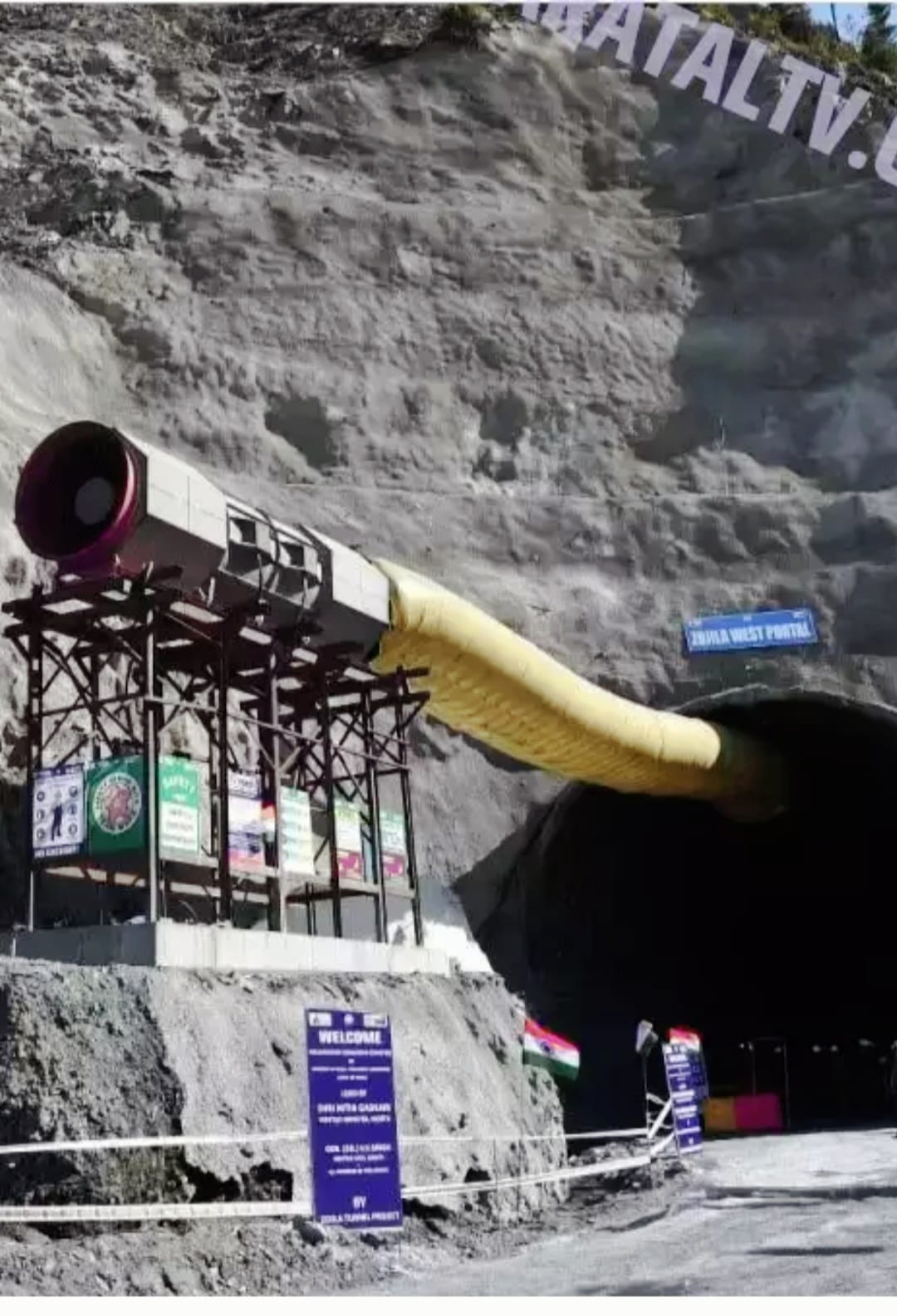 Ventilation System for Tunnel Excavation